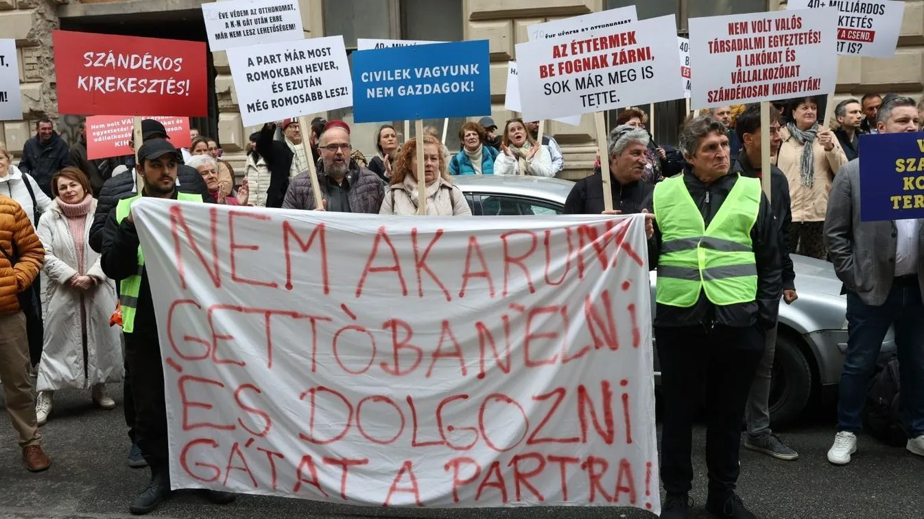 Kifakadtak a civilek: fércmunka a római-parti gát terve